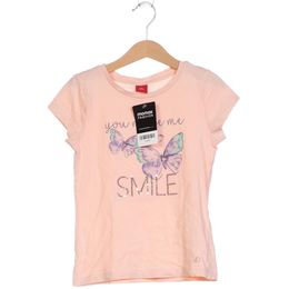 s.Oliver Damen T-Shirt, orange, Gr. 128