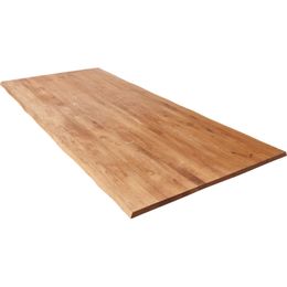 SAM® Tischplatte Baumkante Wildeiche 280 x 100 cm RICHARD