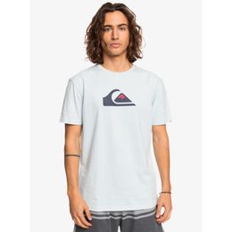 Quiksilver T-Shirt »Comp Logo« Blue Grey XS XS Stoff: leichter Baumwoll-Jersey [160 g/m2]