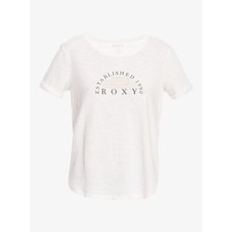 Roxy T-Shirt &raquo;Oceanaholic&laquo; wei&szlig; S S Stoff: Leichtes Mischgewebe aus Baumwolle...