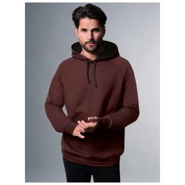 TRIGEMA Kapuzensweatshirt &raquo;Kapuzensweatshirt aus Biobaumwolle&laquo; kastanie S S BIO Sweat-Qualit&auml;t