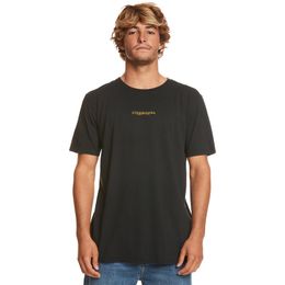 Quiksilver T-Shirt »Urban Volcano« schwarz L L Umweltfreundliches Material:...