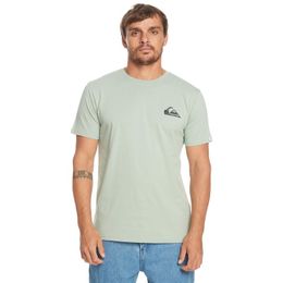 Quiksilver T-Shirt »MW Mini Logo« Iceberg Green XXL XXL Stoff: Baumwoll-Jersey-Stoff [160 g/m2]