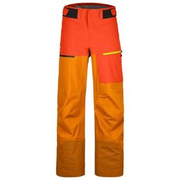 Ortovox - 3L Ravine Shell Pants - Skihose Gr S orange