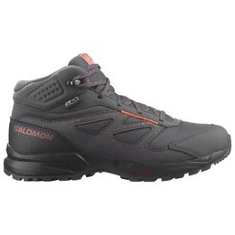 Salomon - Kid's Outway Mid CSWP - Wanderschuhe 35 | EU 35 grau