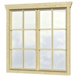 Skan Holz Doppelfenster BxH 2 x 57,5 x 123,5 cm