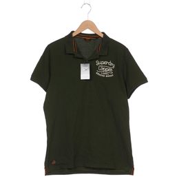 Superdry Herren Poloshirt, grün, Gr. 54