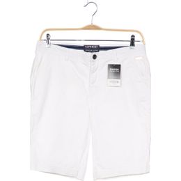 Superdry Damen Shorts, weiß