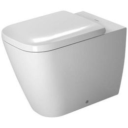 Duravit WC-Komplettset Duravit Stand-WC HAPPY D.2 BACK-TO-WALL