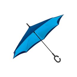 Livepac Office Stockregenschirm Umgekehrter Regenschirm / mit Griff zum Einhängen am Handgelenk /Farbe