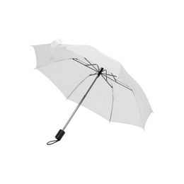 Livepac Office Taschenregenschirm Taschen-Regenschirm / mit Schutzhülle / Farbe: weiss