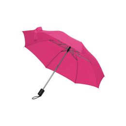 Livepac Office Taschenregenschirm Taschen-Regenschirm / mit Schutzhülle / Farbe: pink