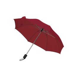 Livepac Office Taschenregenschirm Taschen-Regenschirm / mit Schutzhülle / Farbe: bordeaux