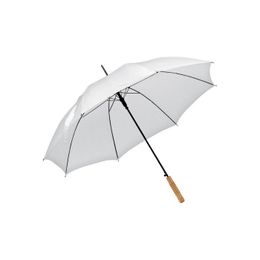 Livepac Office Stockregenschirm Automatik-Regenschirm / Farbe: weiss