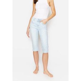 Angels Slim-fit-Jeans Jeans Anacapri mit Streifen mit Label-Applikationen