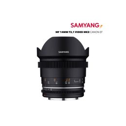 Samyang MF 14mm T3,1 VDSLR MK2 Canon EF Superweitwinkelobjektiv