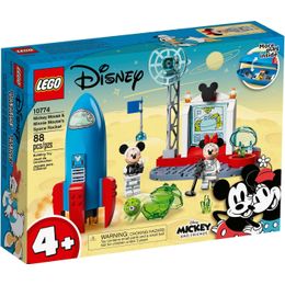 Lego® Konstruktionsspielsteine Lego® Disney 10774 Mickey Mouse & Minnie Mouse's Weltraumrakete