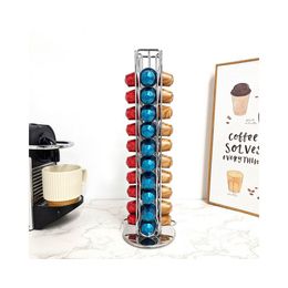 Welikera Kapselhalter Kaffeekapsel-Ausgabeständer für bis zu 40 Nespresso-Kaffeekapseln