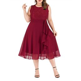 AFAZ New Trading UG Abendkleid Damen-Chiffon-Kleid