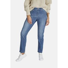 Angels Slim-fit-Jeans Jeans Tama mit teilelastischem Bund mit Label-Applikationen
