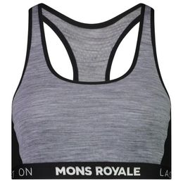 Mons Royale - Women's Sierra Sports Bra - Merinounterwäsche Gr S grau