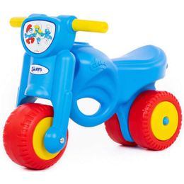 Polesie Rutschmotorrad Motorrad Rutscher Schlümpfe Smurfs Kinder Laufrad Lauflernrad blau