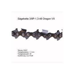 Oregon Ersatzkette Oregon VX Sägekette 3/8P 1.3 mm 48 TG Ersatzkette