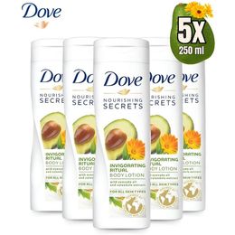 Dove Bodylotion Invigorating Ritual Avocado & Calendula Extract 5er Pack (5x 250ml)