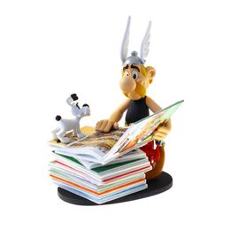 PLASTOY Spiel, Asterix - Asterix sitzt auf Bücherstapel