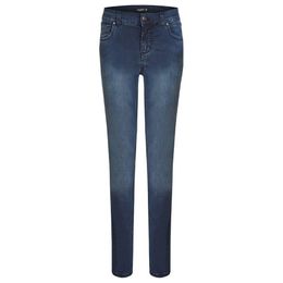 Angels Slim-fit-Jeans Jeans Skinny mit cleanem Super Stretch Denim mit Label-Applikationen