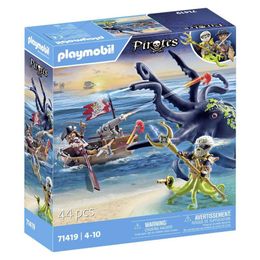 Playmobil® Konstruktions-Spielset Kampf gegen den Riesenoktopus