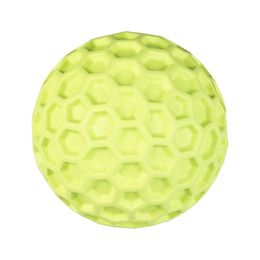 DUVO+ Spielknochen Hundespielzeug Hexagon-Ball Gummi grün