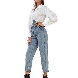 ZWY High-waist-Jeans Damen-Jeans mit hoher Taille Röhrenjeans Bleistift-Denim
