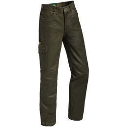 La Chasse® Lederhose Jagd Lederhose aus Büffelleder mit Beintasche Damen strapazierfähig