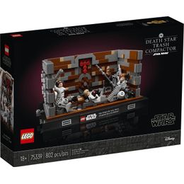 Lego® Konstruktionsspielsteine Lego® Star Wars 75339 Müllpresse im Todesstern™ – Diorama