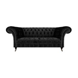 JVmoebel 3-Sitzer Luxus Dreisitzer Sofa Couch Wohnzimmer Chesterfield Stoff Polstermöbel