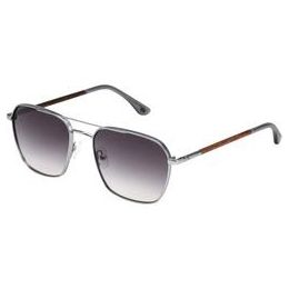 Mey & Edlich Wood Fellas Herren Sonnen Brille Silber einfarbig - 01