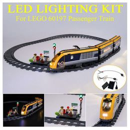 Orbeet Konstruktions-Spielset LED Licht Set Für 60197 LEGO City Passenger Train Beleuchtungs Kit