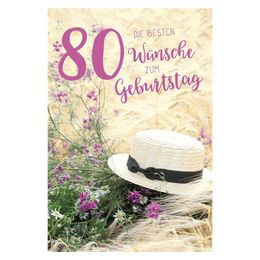 Skorpion Grußkarten 80. Geburtstag