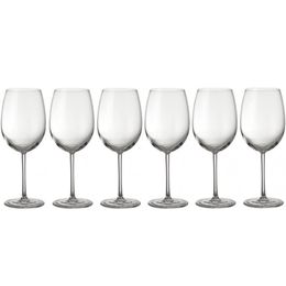 Jamie Oliver Gläser-Set WAVES 6er Kristall Weißweingläser 580ml klar bruchfest Weinglas-Set