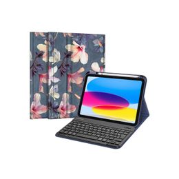 Fintie Tablet-Hülle Tastatur Hülle für iPad 10. Gen 2022 (10.9 Zoll)