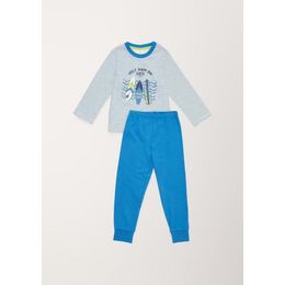 s.Oliver Junior Schlafanzug Pyjama long stripe/motiv