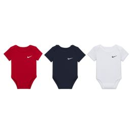 Nike Swoosh Bodysuit für Babys (3–6 M) (3er-Pack) - Multi-Color