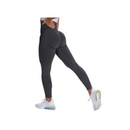 ZWY Highwaist Leggings Stretch-Fitnesshose mit hoher Taille