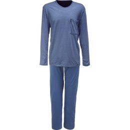 Ammann Pyjama Herren-Schlafanzug "EXTRA LIGHT COTTON" Single-Jersey Streifen