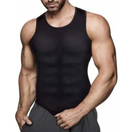 Opspring Funktionsshirt Herren Unterhemden Shapewear Workout Tank Tops Kompressionsshirt