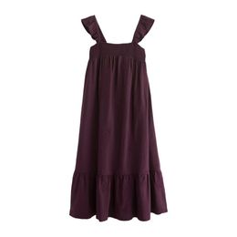 next Midikleid Besticktes Midikleid aus Jersey (1-tlg)