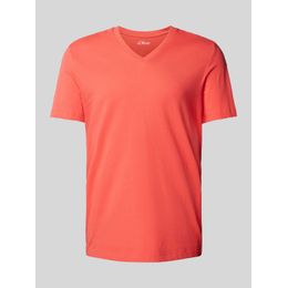 s.Oliver RED LABEL T-Shirt mit Label-Print