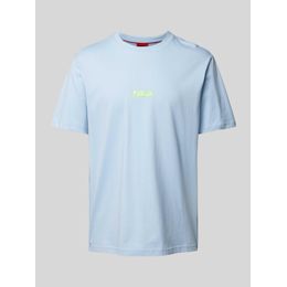 Hugo T-Shirt mit Label-Print Modell 'Dindion'