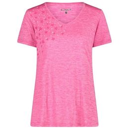 CMP - Women's Light Melange T-Shirt - Funktionsshirt Gr 34 rosa